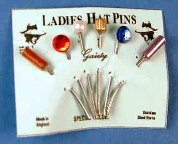 Hat pin display - $9.00 : S P MIniatures, Dollhouse scale miniatures